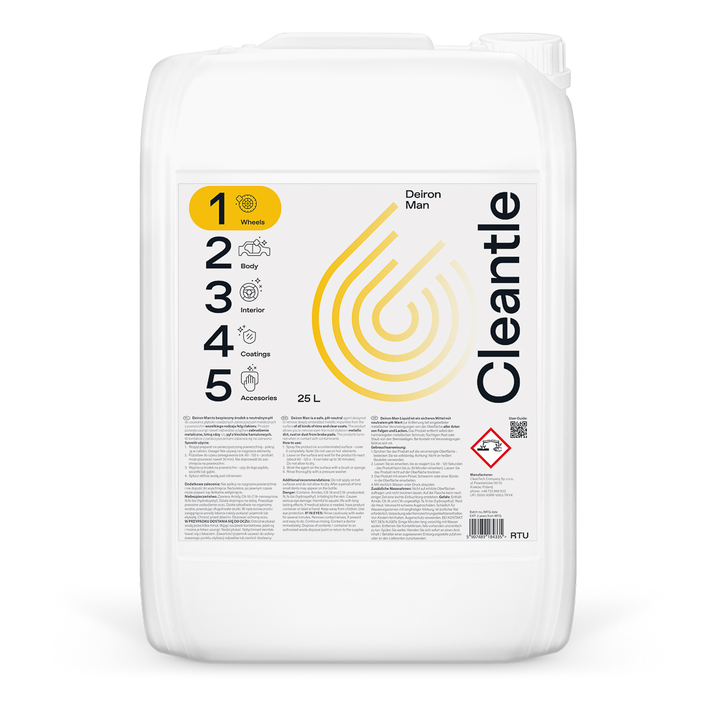 Cleantechco BulgariaCleantle Deiron Man - Deiron Man 500mlCleantechco ...